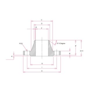 ASTM A105 Weld Neck Flanges | Carbon Steel WN Flange - Emirerri